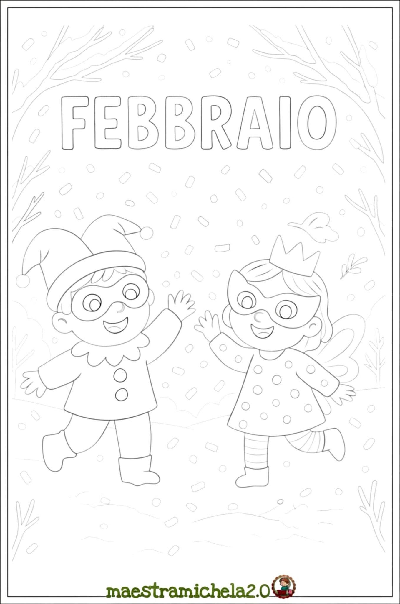 I MESI DELL'ANNO DA STAMPARE E COLORARE - maestramichela2.0